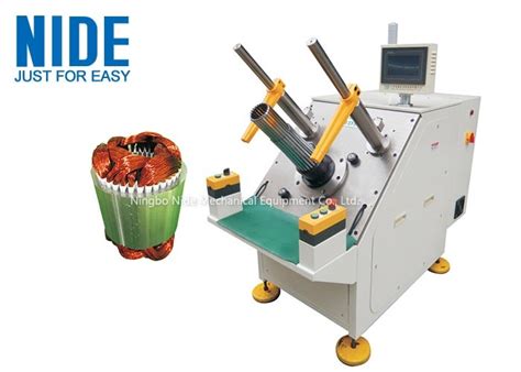 Semi Auto Washing Machine Motor Stator Coil Winding And Wedge Inserting Machine