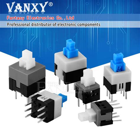 20pcs 5 8 5 8 7 7 8 8 8 5 8 5mm Button Switch Push Tactile Switch Self