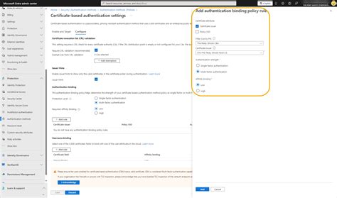 Activating And Utilizing Certificate Based Authentication With