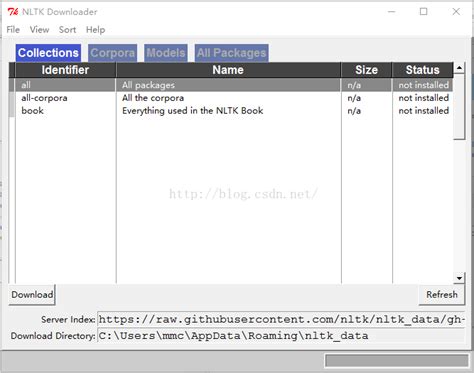 词语相似度计算：1、安装nltk和下载wordnet语料库；wordnet的使用nltk下载wordnet Csdn博客