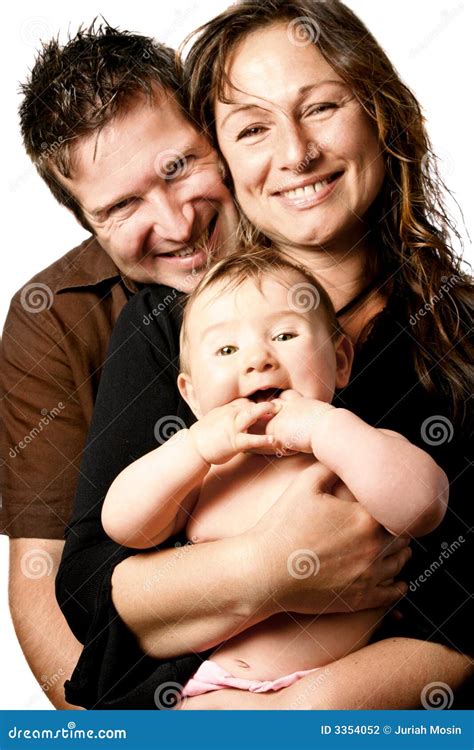 Familia Joven Hermosa Foto De Archivo Imagen De Futuro