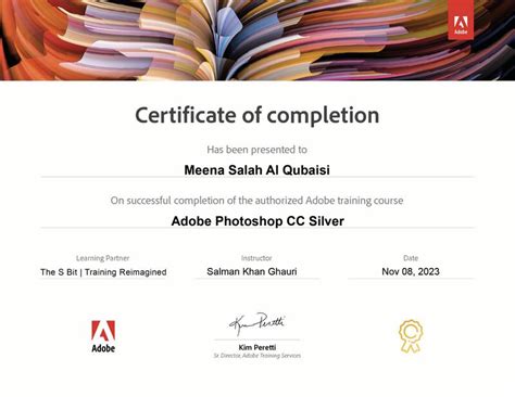 Continuouslearning Adobephotoshop Certificate Course Meena Al Qubaisi