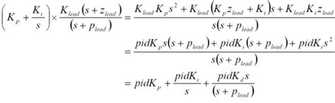 pid control and loop shaping design