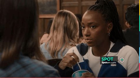 Lacoste Colorblock Full Zip Cropped Hooded Sweatshirt Worn By Whitney