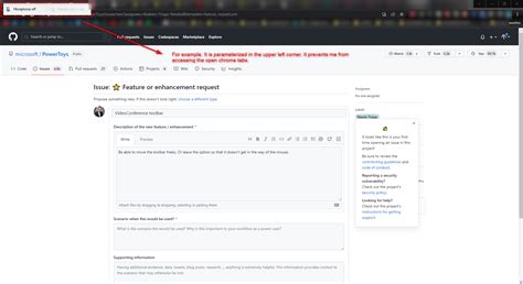 Videoconference Toolbar · Issue 26072 · Microsoft Powertoys · Github