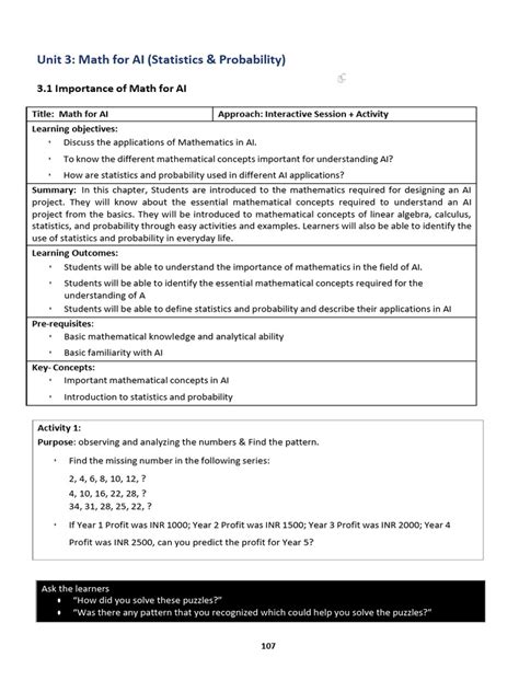 417 Ai Handbook Class9 107 119 Pdf Mathematics Artificial Intelligence