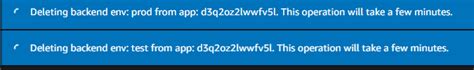 Backend Environment Cannot Be Deleted · Issue 1642 · Aws Amplifyamplify Hosting · Github