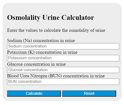 Osmolality