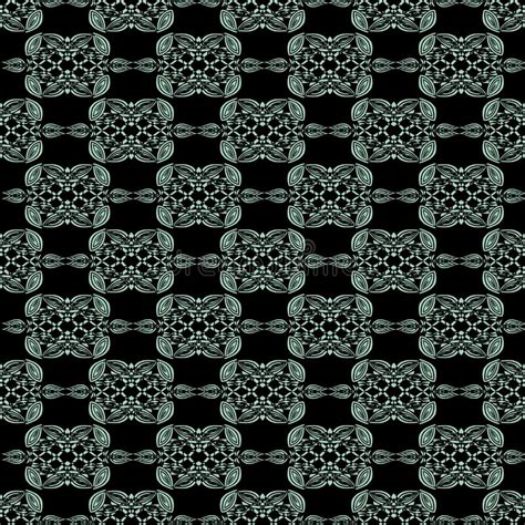 Abstract Dark Monochrome Seamless Pattern Endless Background Stock