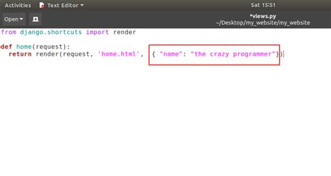 How To Add HTML Template In Django