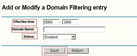 How To Configure Domain Filteringblocking On Tp Link 11g Wireless Routers
