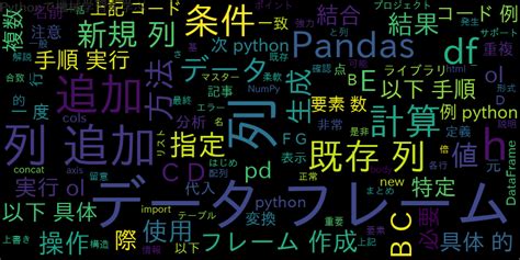 Pandasへ新しい列を追加する 新規列の追加方法 Python ｜ 自作で機械学習モデル・aiの使い方を学ぶ