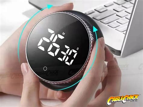 Stylish Rotary Digital Kitchen Timer