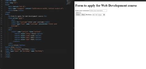 Learning Html Forms With 100daysofcode Anup Chopade Posted On The