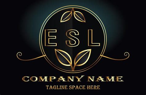 Premium Vector Esl Letter Logo