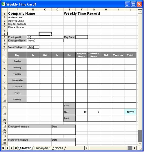 Employee Time Card Template Awesome How To Make Timecard In Excel Free Excel Tutorial How To