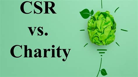 Csr Vs Charity Whats The Difference 🤔💡