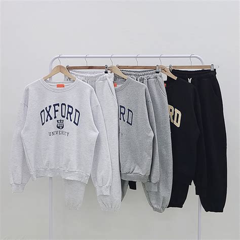 룸제이 세트가격고퀄기모선택🔥꾸안꾸룩마실룩원마일룩추리닝 옥스포드 오버핏 맨투맨 밴딩 조거 팬츠 츄리닝 투피스 기모 트레이닝 세트