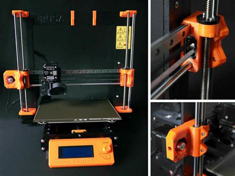 Free 3d File X Axis Upgrade With Linear Rail Belt Tensioner And Bearing Clamping Prusa Mk3