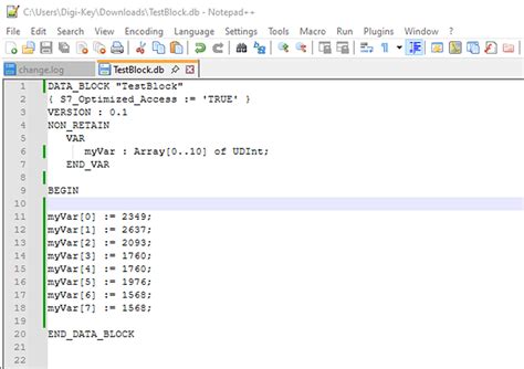 Understanding The Siemens Data Block Db File Format In Tia Portal Automation And Control