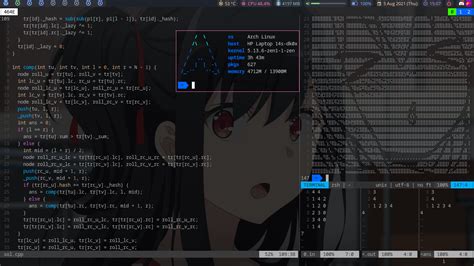 [awesome] programming setup r unixporn