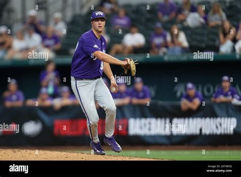 Arlington Texas Usa 21st May 2024 Tcu Pitcher Braedon Sloan 32