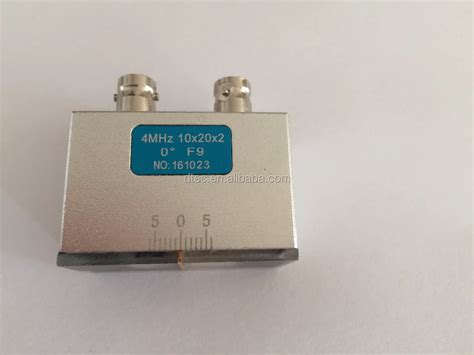 DTEC Dual Normal Probe 10x20mm 4MHz BNC BNC Probe For UT Machine Customized OEM Probes
