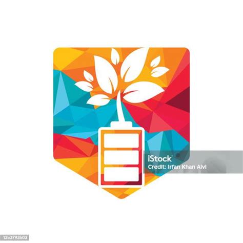 에코 자연 및 배터리 로고 템플릿 디자인 일러스트 디자인 0명에 대한 스톡 벡터 아트 및 기타 이미지 0명 급유 깨끗한 Istock