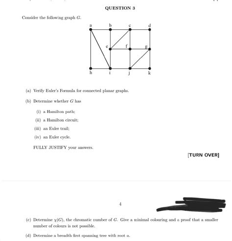 Solved QUESTION Consider The Following Graph G A B D H K Chegg