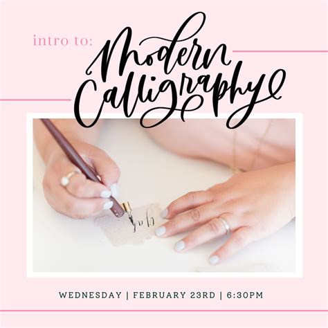 Modern Calligraphy For Beginners Sip Script