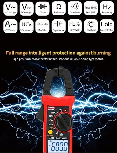 Snapklik Com UNI T UT201R UT202R UT203R UT204R UT202F AC DC 400 600A Digital Ammeter Clamp