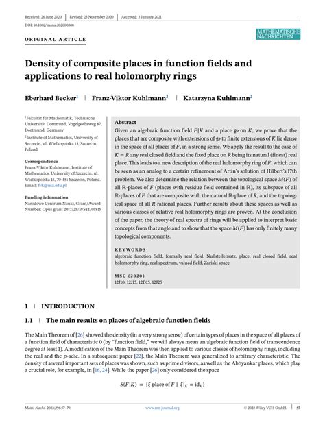 Density Of Composite Places In Function Fields And Applications To Real