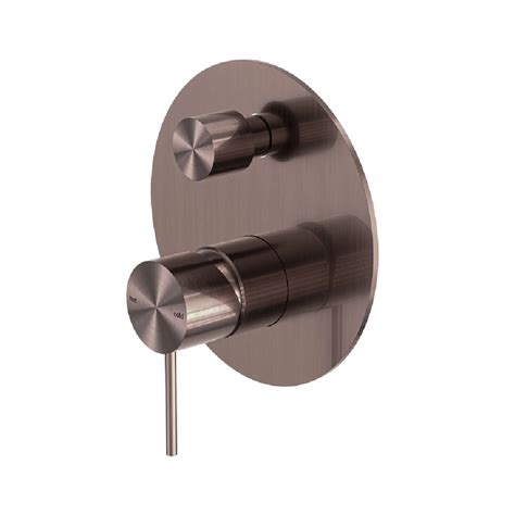 Nero Mecca Shower Mixer With Diverter Trim Kits Only Brushed Bronze Nr