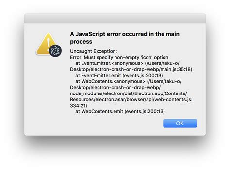 Native File Drag Drop With Webp Image Will Cause Javascript Error Issue Electron