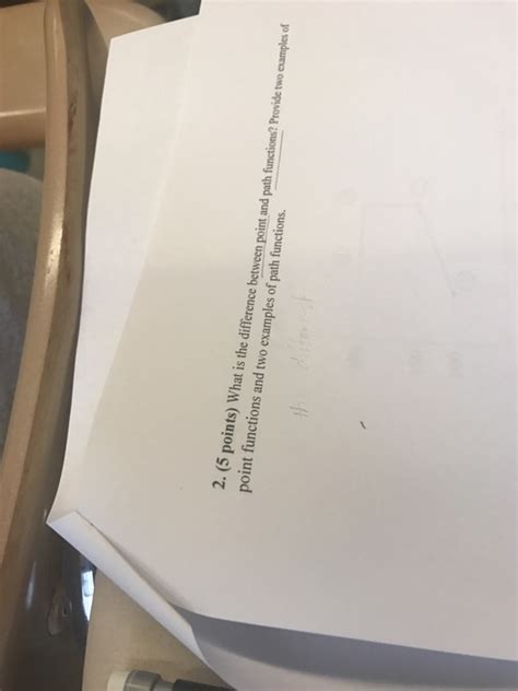 Solved What Is The Difference Between Point And Path