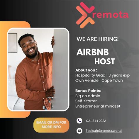 Sediqah Masoet On Linkedin Hiring Airbnb Hospitality Hospitalityjobs