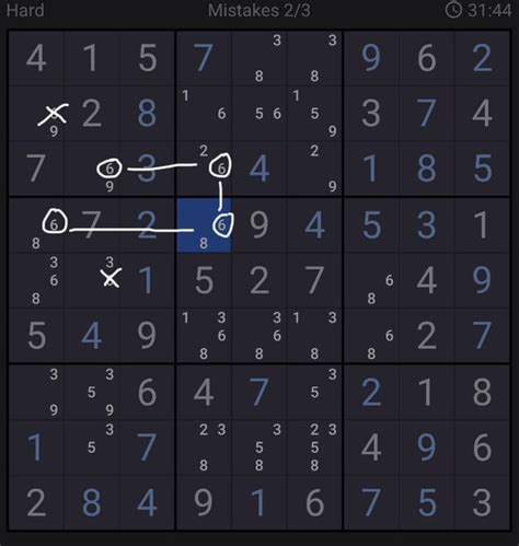 X Wing Sudoku