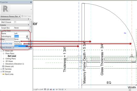 Revit 2017 Reference Plane Subcatagories Ideate Inc