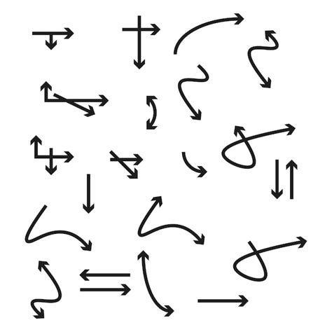 Premium Vector Collection Of Directional Arrows Guidance And Navigation Concepts Diverse