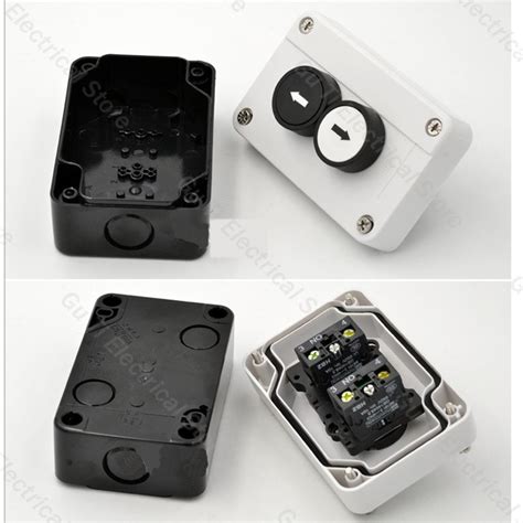 Badu Bg Кутия с бутони с две позиции със стрелка показваща плосък бутон кутия с водоустойчиви