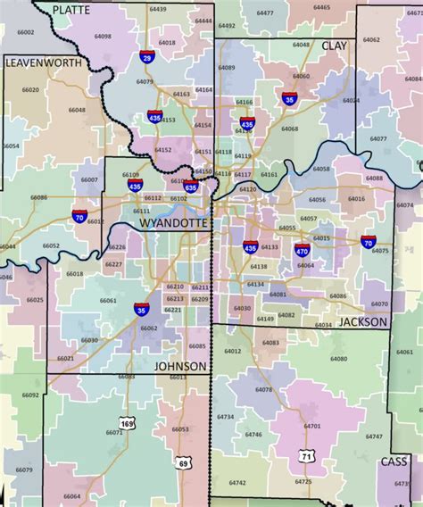 Missouri Kansas City Neighborhood Map