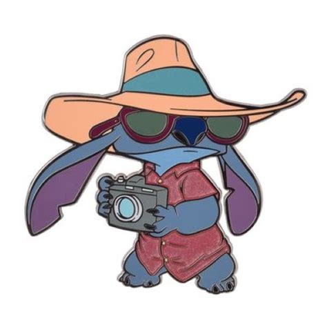 Lilo And Stitch Shutterbug 626 Tourist Stitch Disney Pins