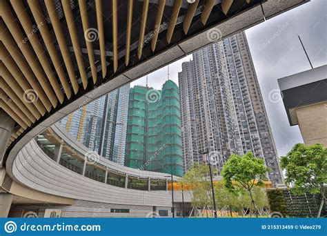 LOHAS Park Is A Hong Kong Seaside Residential Development Hk April Editorial Stock