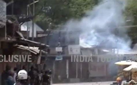 Sabzar Ahmad Bhat Killing Aftermath Clashes Erupt In Areas Of Kashmir