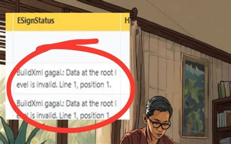 solusi error buildxml data at the root level is invalid line 1