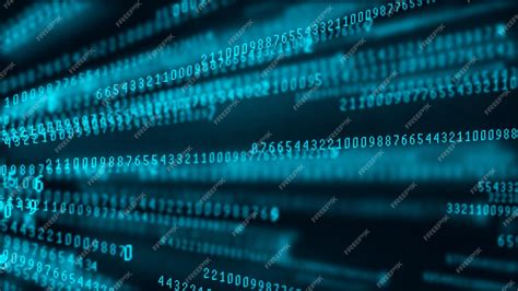 Premium Photo Digital Background Matrix Data Packets Binary Computer Code Hacker Concept 3d