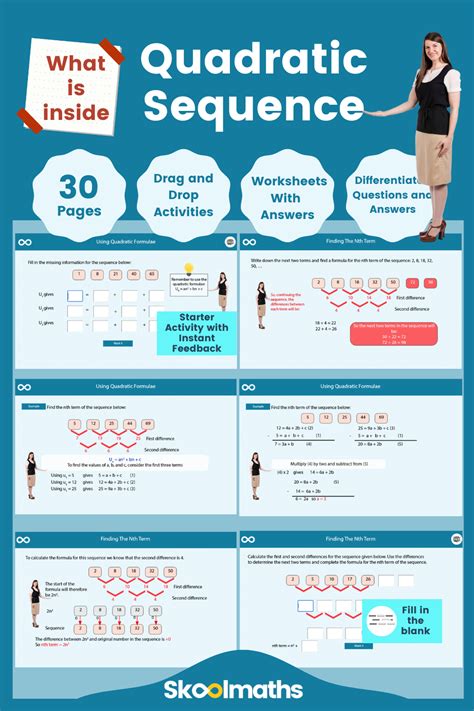 Quadratic Sequence Gcse 1 9 Teaching Resources