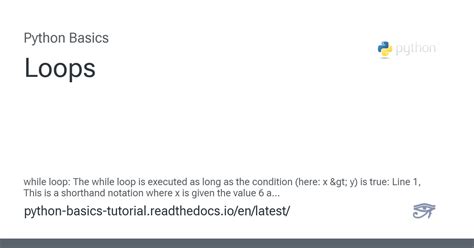 Loops Python Basics 25 1 0