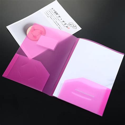 Pcs A Paper File Folder Double Pockets Document Vicedeal