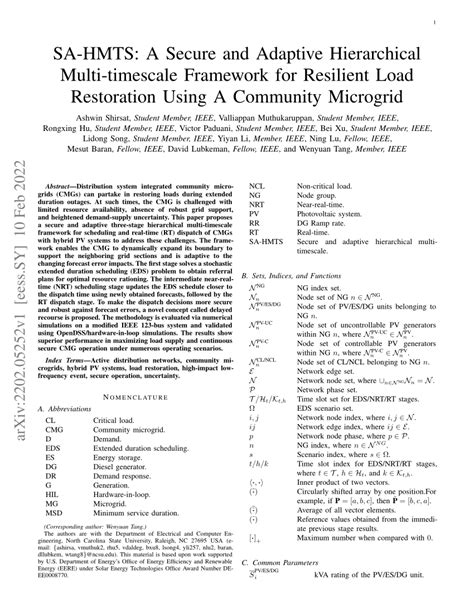 Pdf Sa Hmts A Secure And Adaptive Hierarchical Multi Timescale
